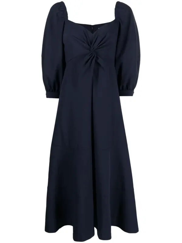 Cinq À Sept Kristina Bishop-sleeves Midi Dress