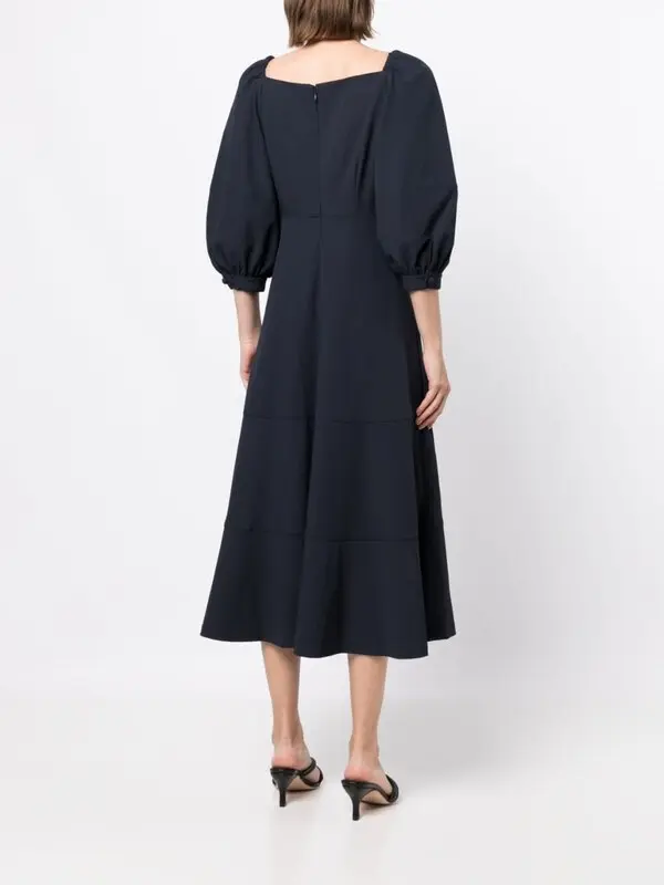 Cinq À Sept Kristina Bishop-sleeves Midi Dress