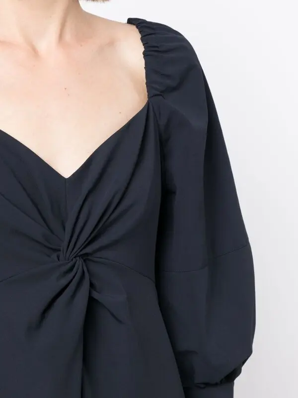 Cinq À Sept Kristina Bishop-sleeves Midi Dress