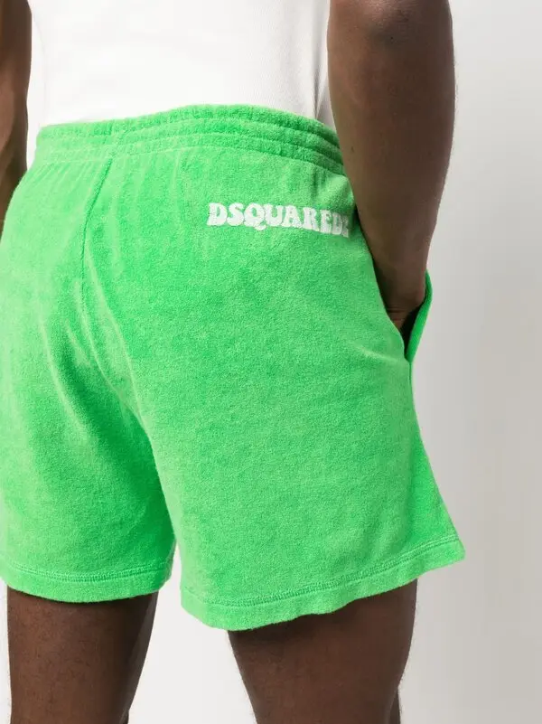 Dsquared2 Logo-print Cotton Shorts