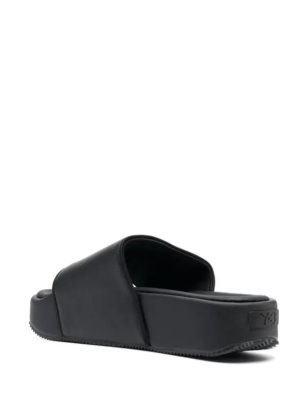 Y3 Leather Slides
