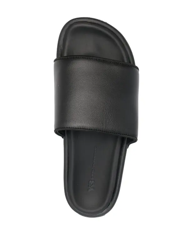 Y3 Leather Slides