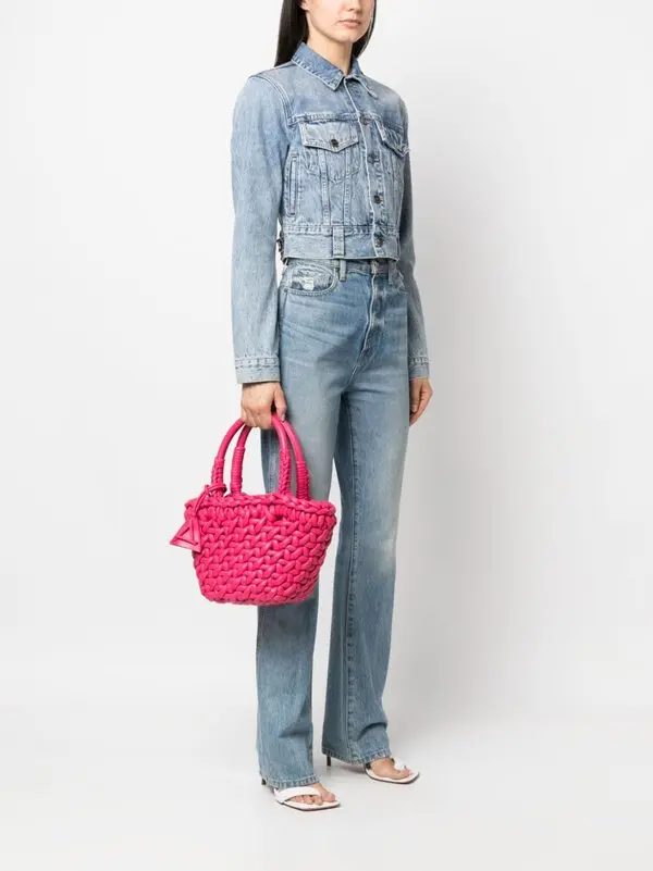 Alanui Small Leather Tote Bag