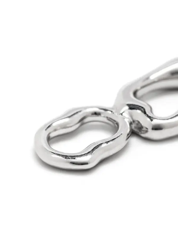 MARIA BLACK Fluent Letter O Pendant - Silver