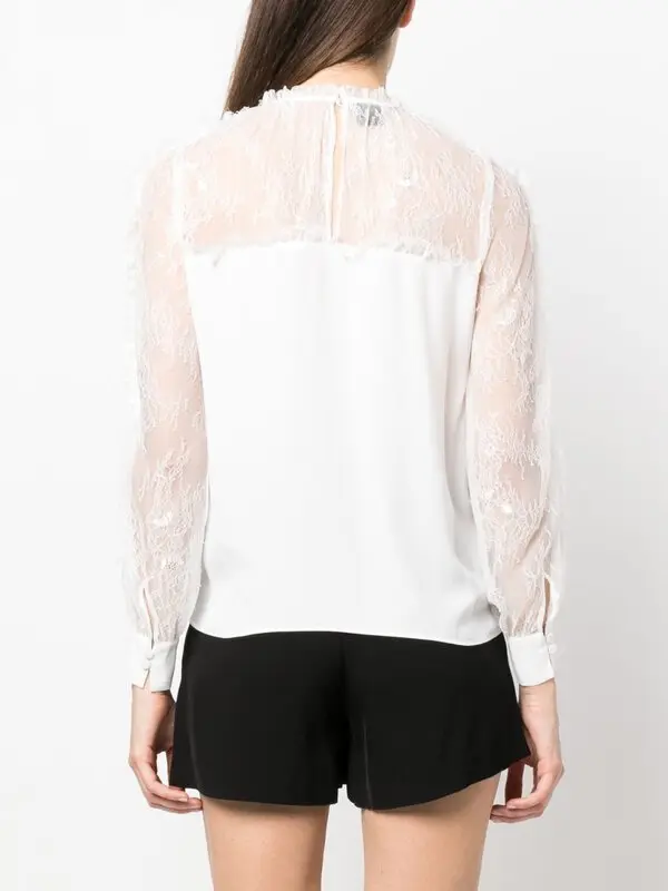 Pinko Chantilly Lace Blouse