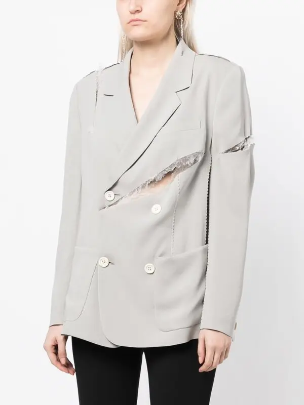 Undercover Cut-out Double-breasted Blazer