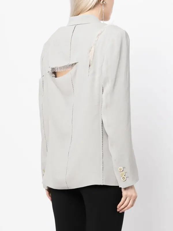 Undercover Cut-out Double-breasted Blazer