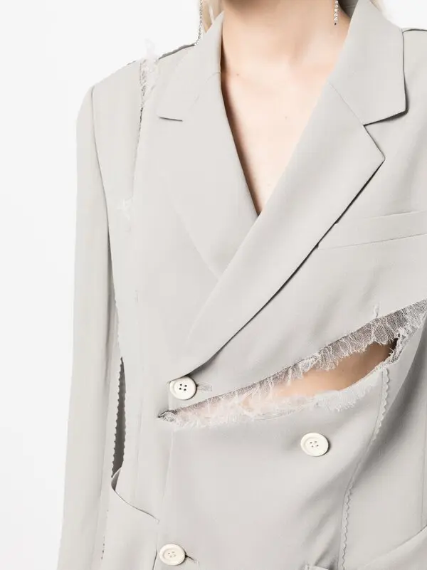 Undercover Cut-out Double-breasted Blazer