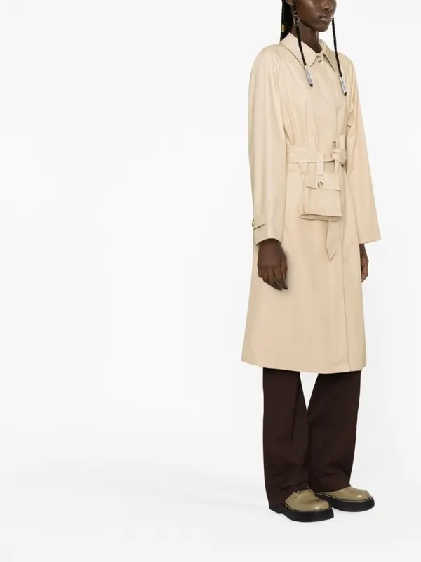 Woolrich X Daniëlle Cathari Flap-pouch Belted Trench Coat