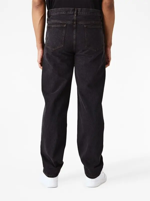 A.p.c. Contrast-stitch Straight-leg Jeans