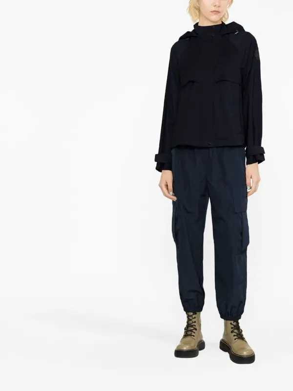 Woolrich Hooded Wool Short Parka
