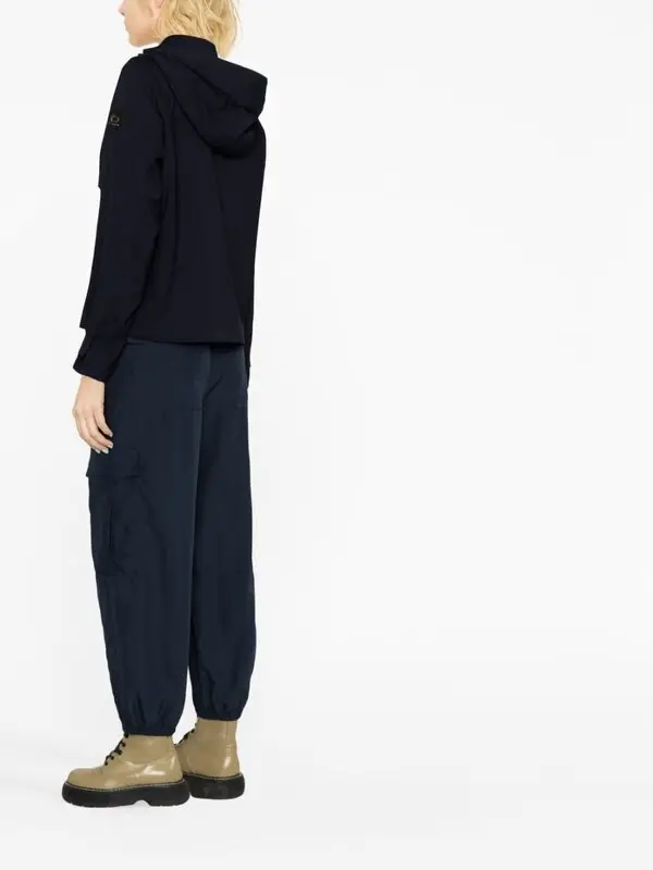Woolrich Hooded Wool Short Parka