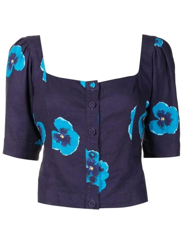 Isolda Floral-print Blouse