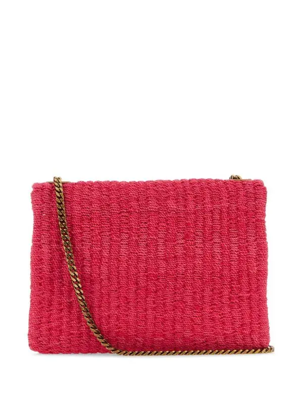 Saint Laurent Kate Raffia Shoulder Bag