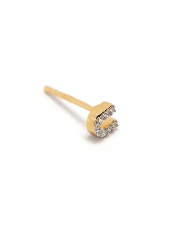 MISSOMA Initial Single Stud Earring