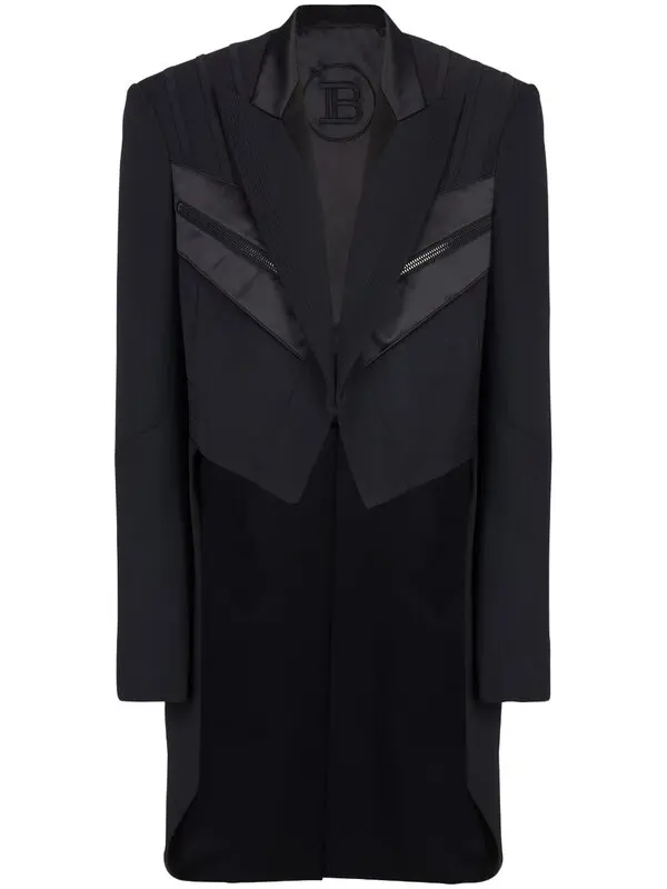 Balmain Single-breasted Wool Tailcoat