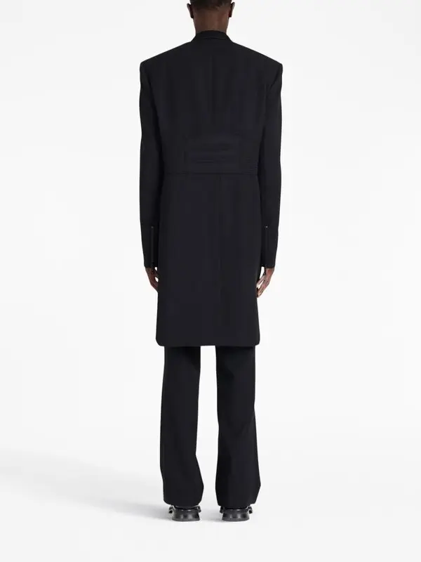 Balmain Single-breasted Wool Tailcoat