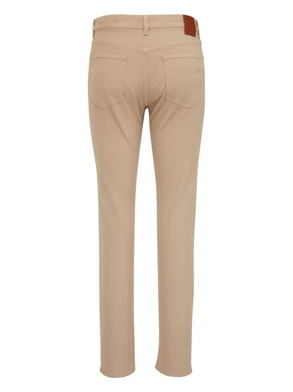 Zegna Slim-cut Trousers - Neutrals