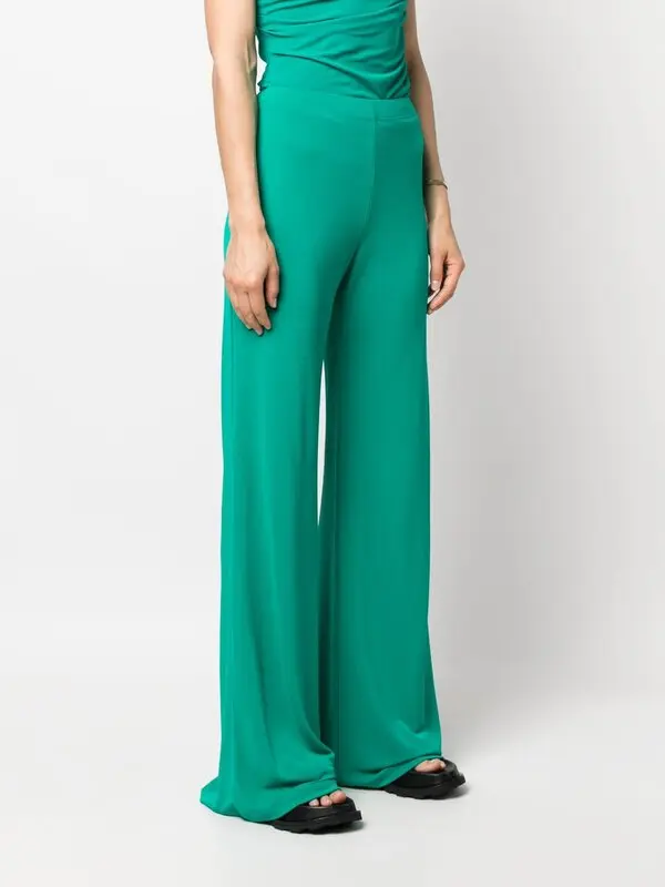 Alberta Ferretti High-waisted Flared Trousers