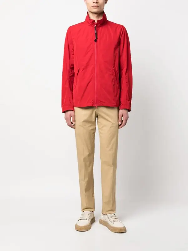 Aspesi High-neck Zip-up Jacket - Red