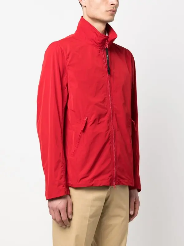 Aspesi High-neck Zip-up Jacket - Red