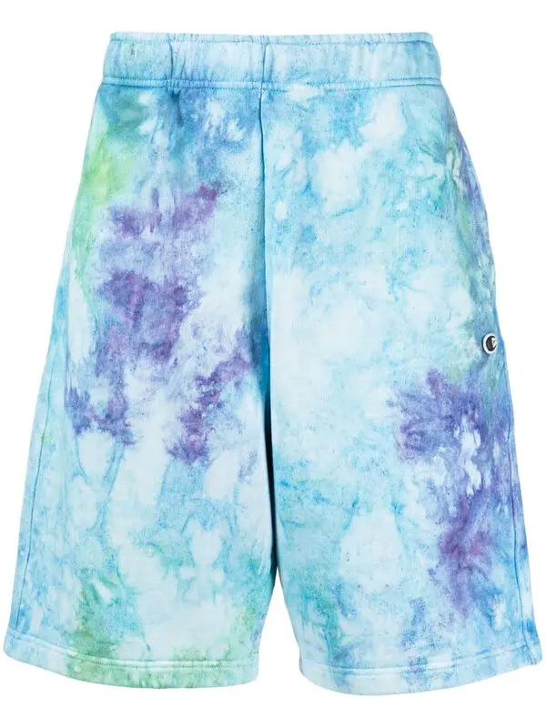 Champion Tie-dye Print Track Shorts