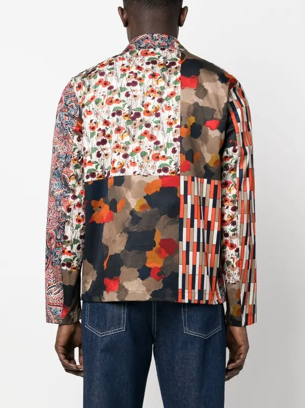 Herno Multi-print Pattern Shirt Jacket