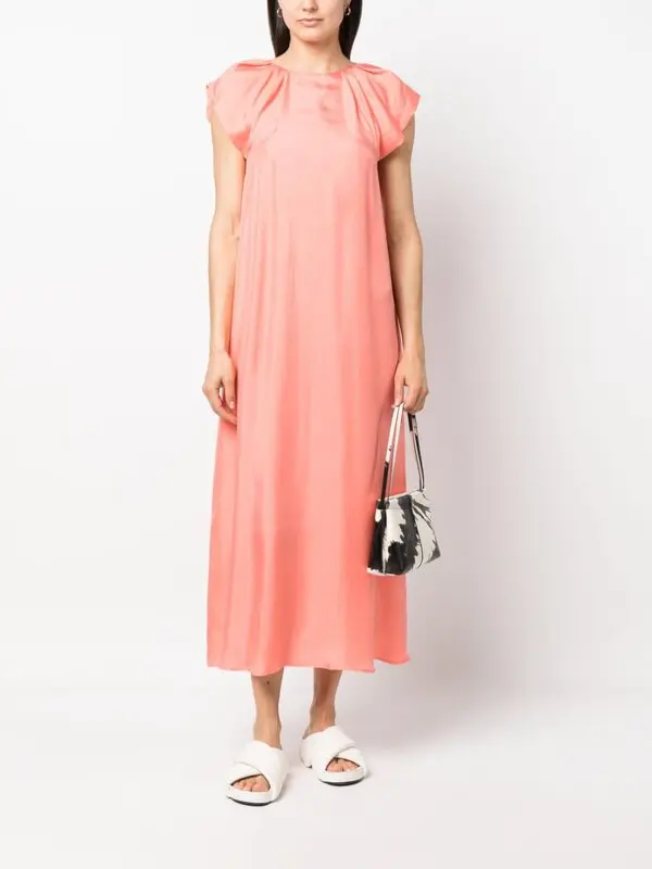 ALYSI Silk Midi Dress