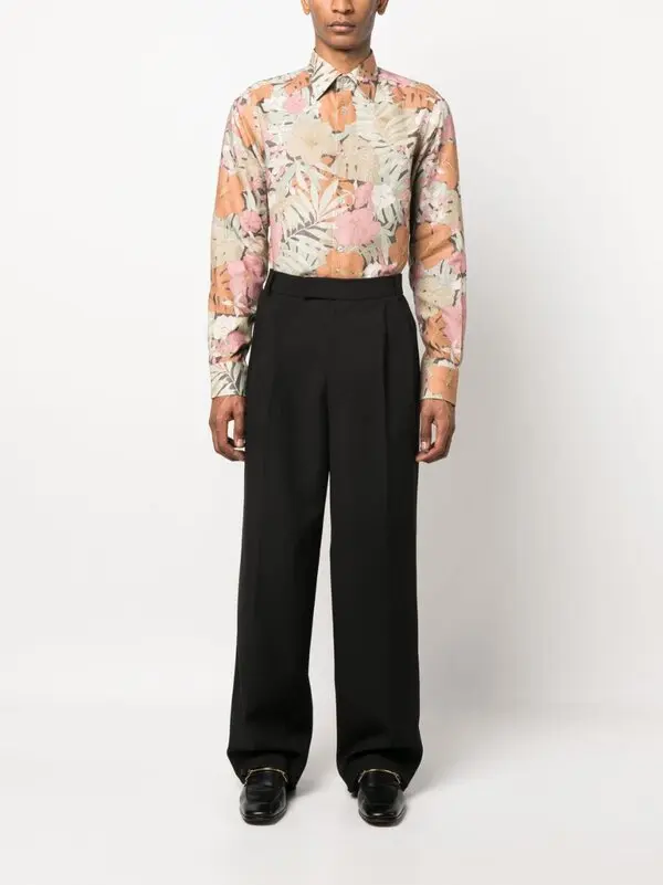 TOM FORD Floral-print Lyocell Shirt