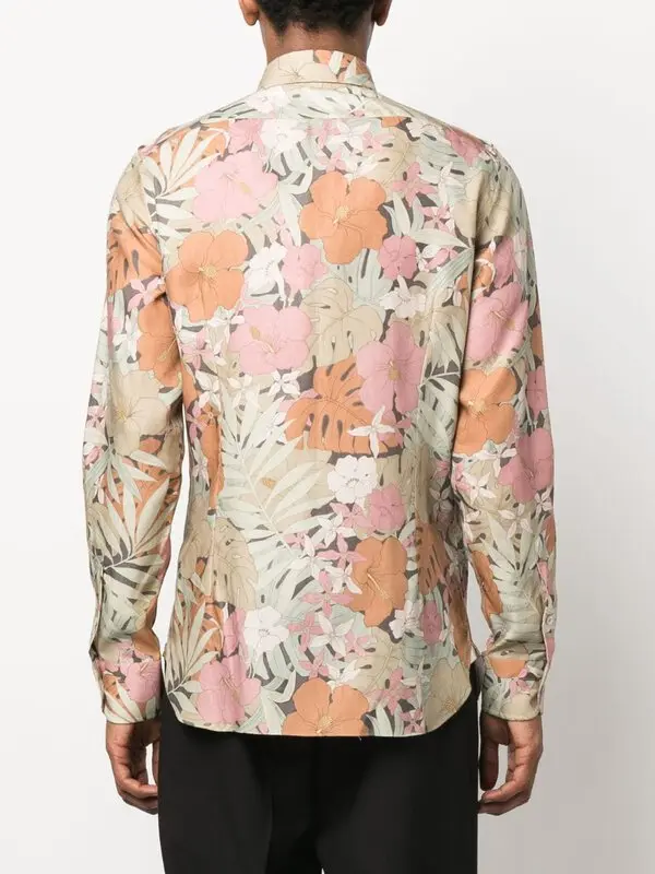 TOM FORD Floral-print Lyocell Shirt
