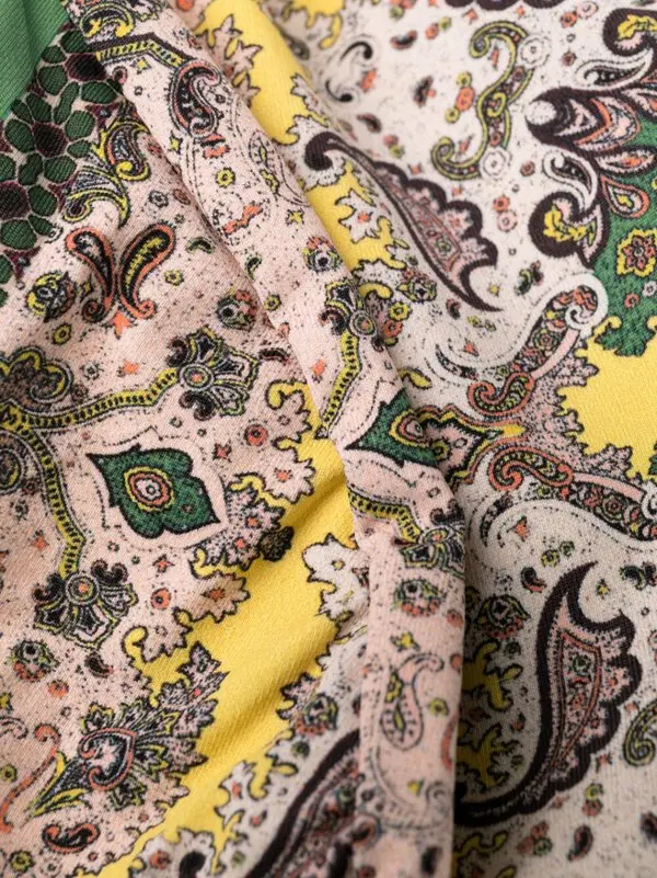 TWINSET Paisley-print Bikini Top