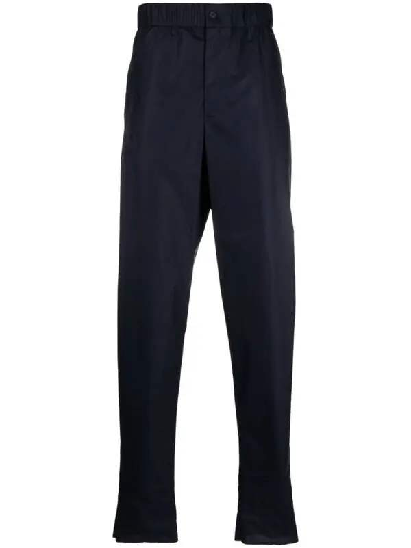 Giorgio Armani Elasticated-waist Trousers - Blue