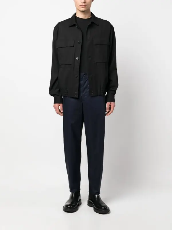 Giorgio Armani Elasticated-waist Trousers - Blue