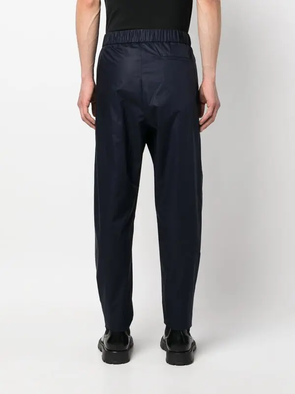 Giorgio Armani Elasticated-waist Trousers - Blue