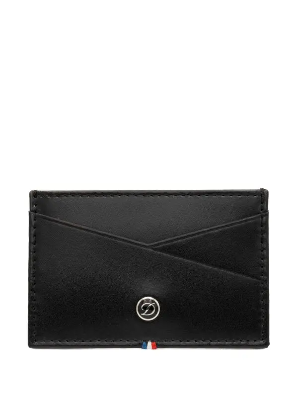 S.t. Dupont Line D Leather Cardholder - Black