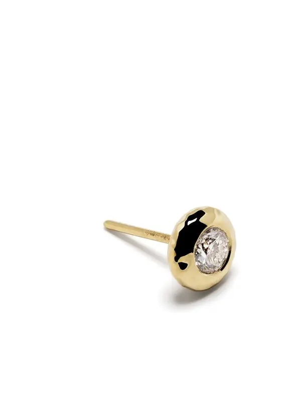 OCTAVIA ELIZABETH 18kt Yellow Diamond Stud Earring