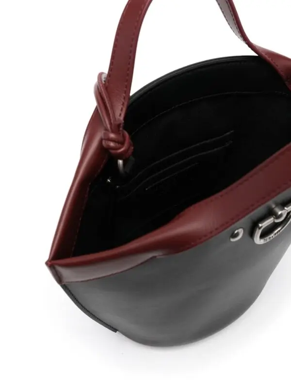 DURAZZI MILANO Two-tone Leather Tote Bag