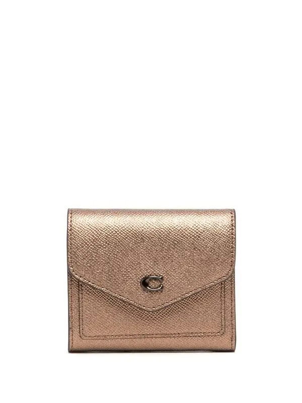 COACH® Metallic-effect Leather Wallet