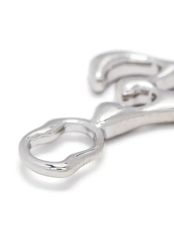 MARIA BLACK Fluent Letter W Charm - Silver