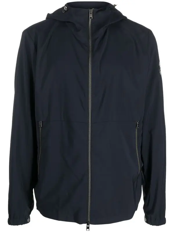 Woolrich Zip-up Wool Windbreaker - Blue