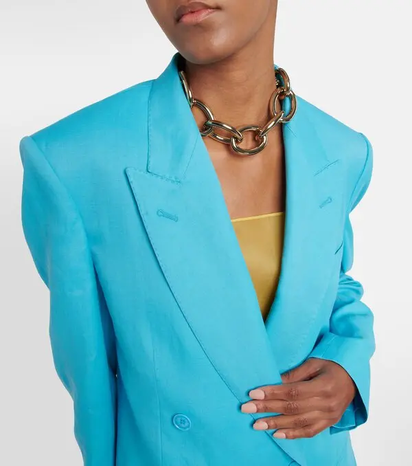 Stella McCartney Double-breasted Twill Blazer