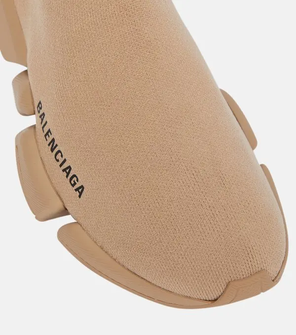 Balenciaga Speed 2.0 Sock Sneakers - Beige