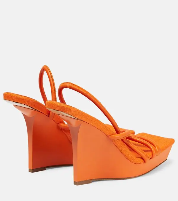 GIA BORGHINI Rosie 39 Leather Wedges