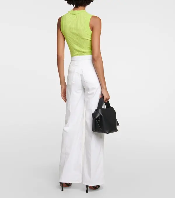 FRAME High-rise Wide-leg Pants