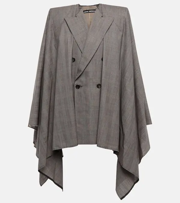 Junya Watanabe Wool Blazer Minidress - Black