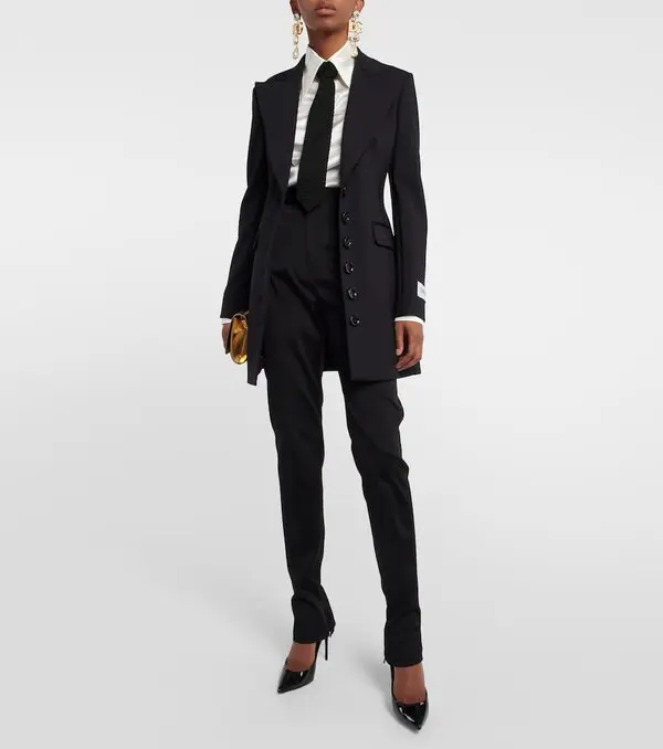 Dolce & Gabbana X Kim Silk-blend Satin Shirt