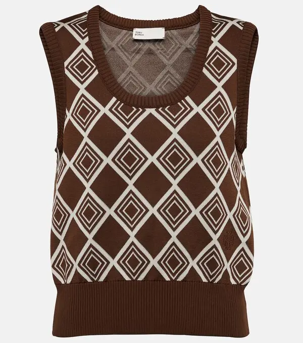 Tory Burch Jacquard Vest