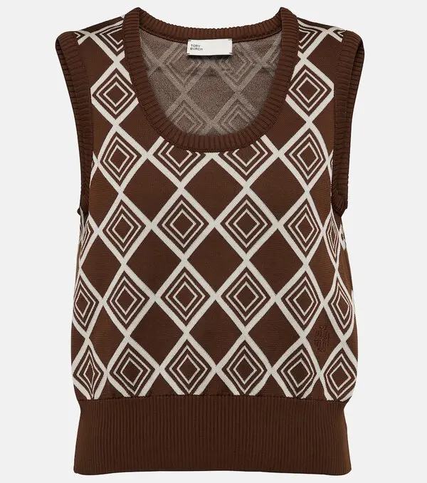 Tory Burch Jacquard Vest