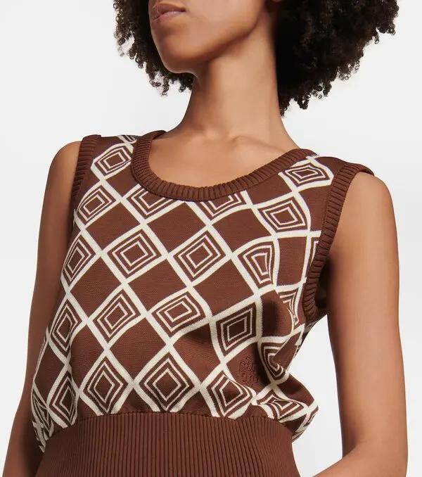 Tory Burch Jacquard Vest