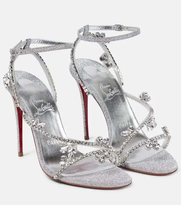 CHRISTIAN LOUBOUTIN Joli Queen 100 Embellished Sandals